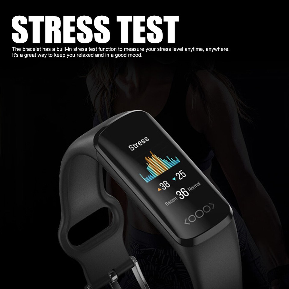 Fit@bit Fitness Activity Tracker Body Temperature Heart Rate Sport ...