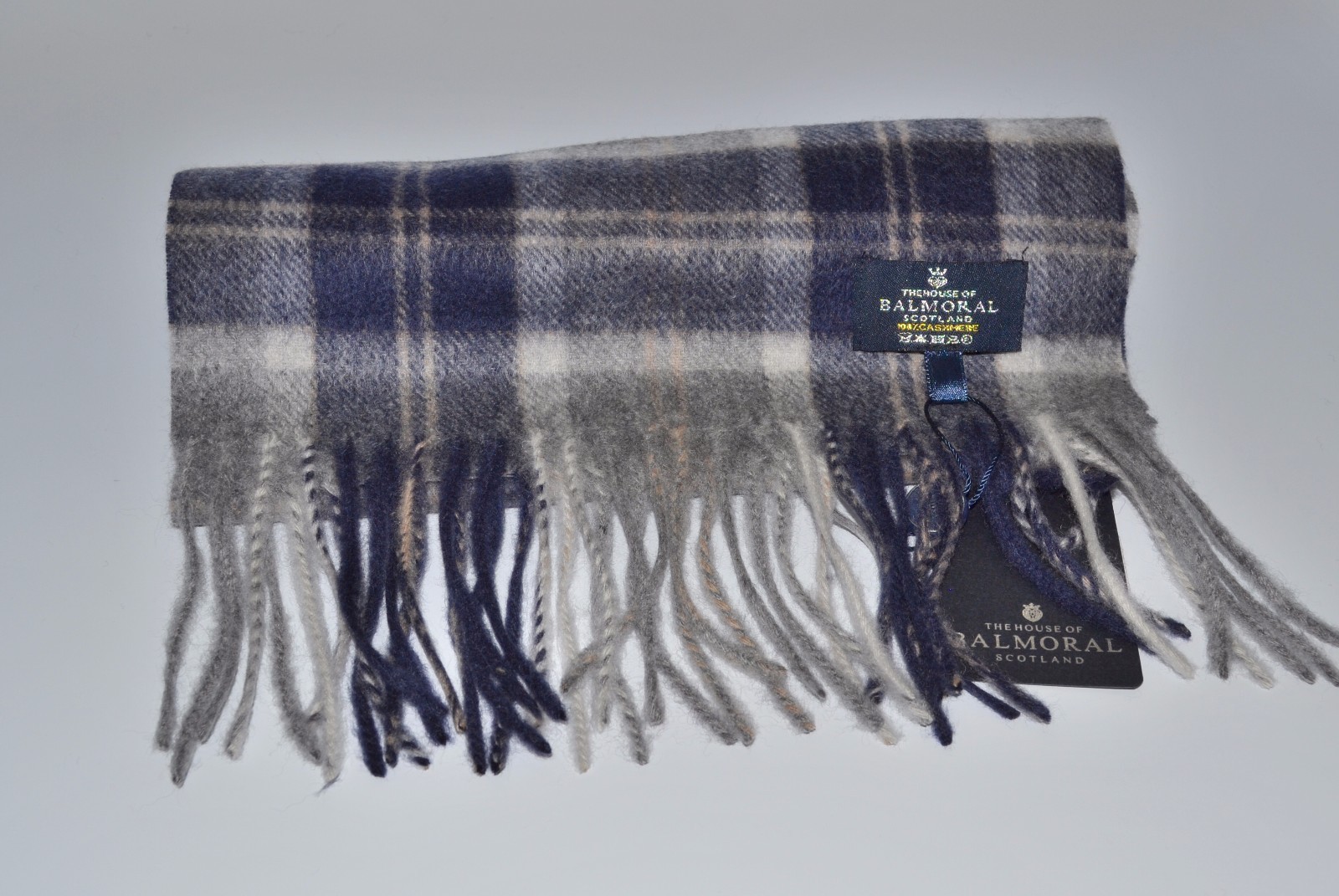 New Scottish 100% Cashmere Tartan Check Scarf Womens Mens The House of ...