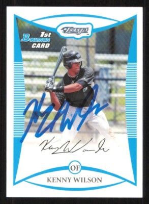KENNY WILSON Autograph Baseball card auto TORONTO BLUE JAYS | eBay