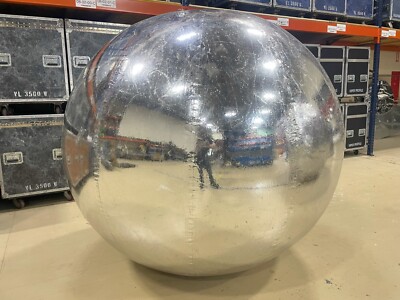 Giant Inflatable Silver Mirror Balls 6 Feet diameter | eBay