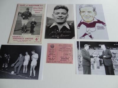 HEART OF MIDLOTHIAN FC HEARTS FC WILLIE BAULD RARE TESTIMONIAL ...