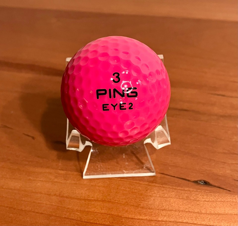 PING EYE2 Pink White Coeur D'Alene Floating Green Vintage Logo Golf ...