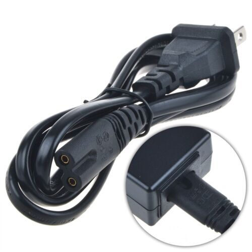 5ft 2-prong AC Power Cord Cable Lead For Panasonic Blu-ray DVD Player ...