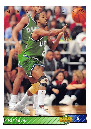 Fat Lever 1992 Upper Deck 307 Dallas Mavericks Basketball Card | eBay