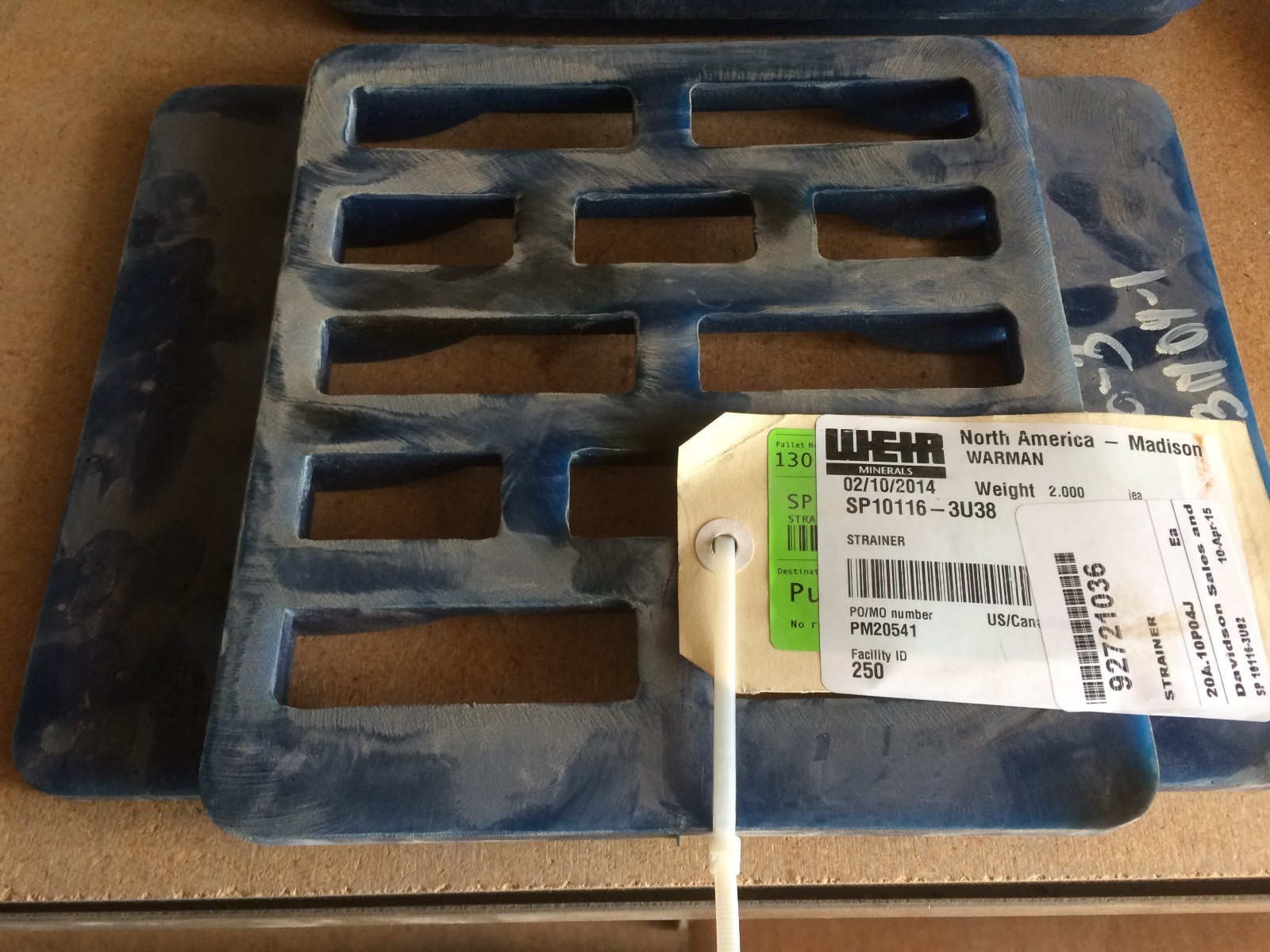 Weir Slurry Warman strainer SP10116-3U38 Lot of 2 | eBay