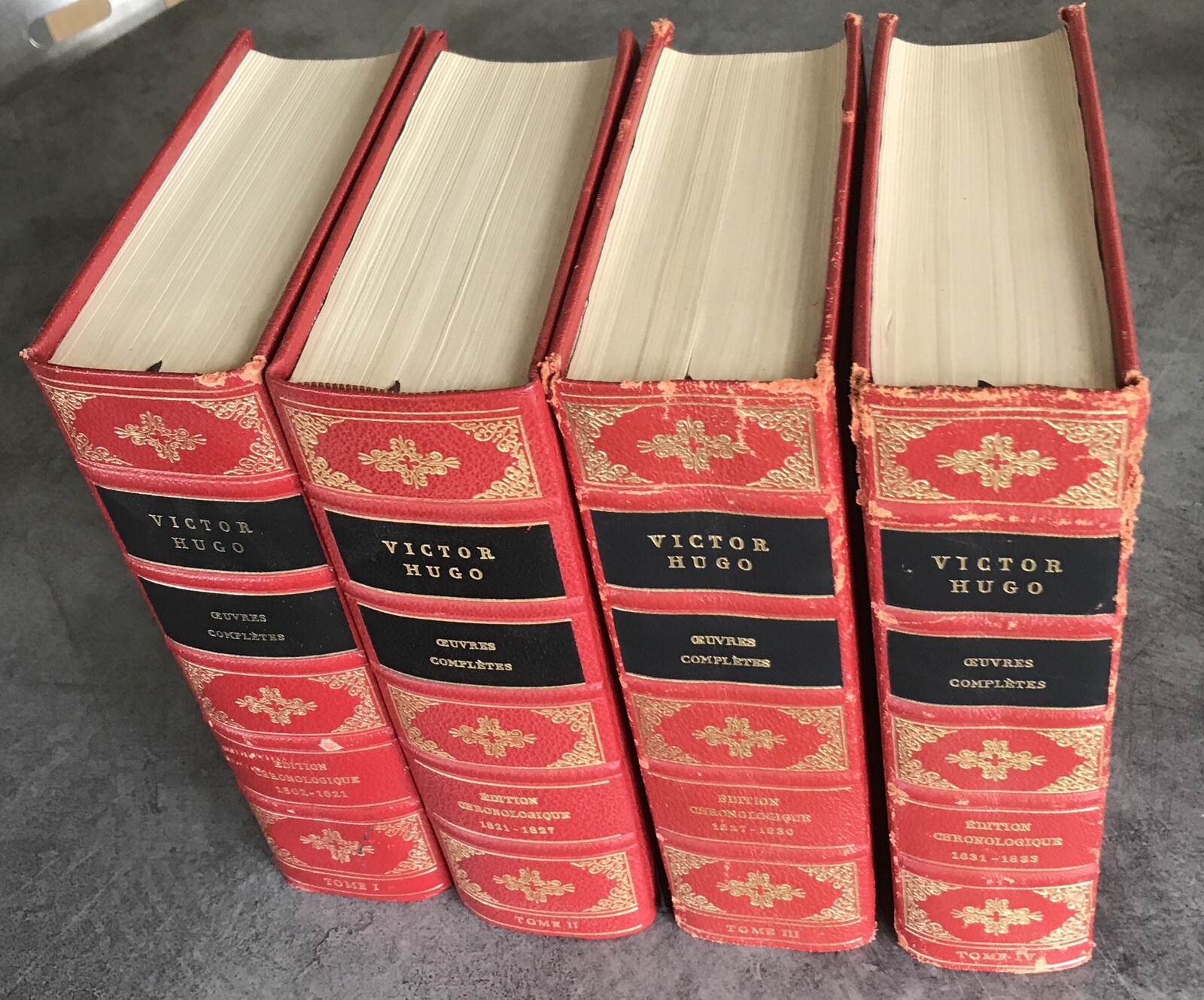 ŒUVRES COMPLÈTES De VICTOR HUGO -Édition Chronologique De 1802 à 1833 ...