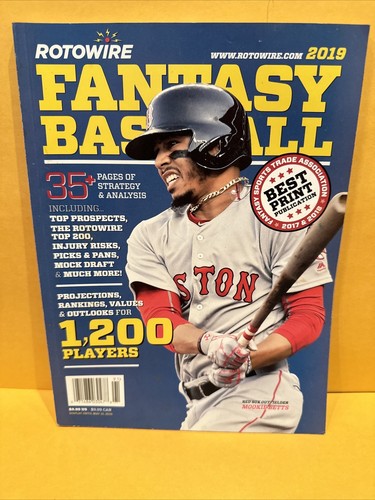 2019 ROTOWIRE BASEBALL GUIDE MAGAZINE NEWSSTAND MOOKIE BETTS DODGERS ...