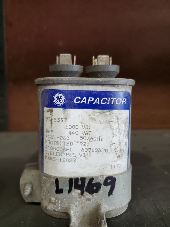 GE CAPACITOR 97F5337 1000VDC/ 440 VAC 50/60Hz | eBay