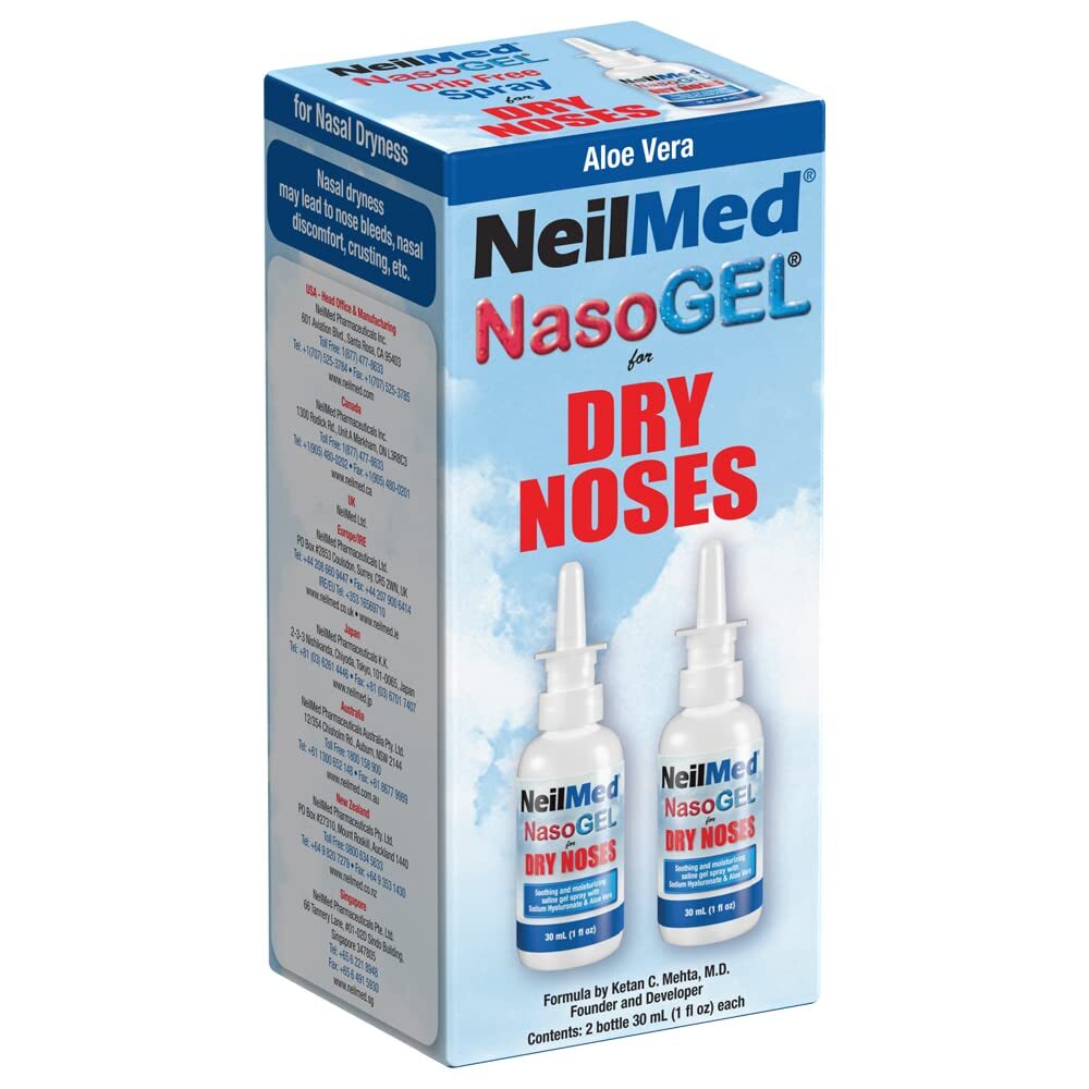 NeilMed Nasogel Drip Free Gel Spray 45-Milliliter(Packaging May Vary ...