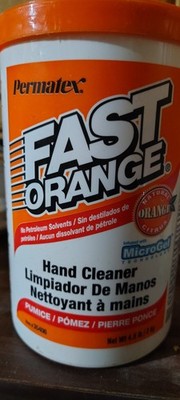 Permatex Fast Orange Pumice Cream Hand Cleaner, 4.5 lbs, Infused With ...