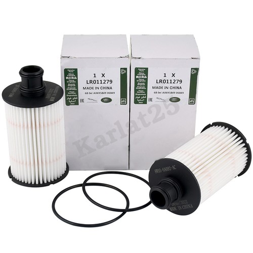 2X Genuine Land Rover Range Rover Sport LR4 3.0L 5.0L ENGINE OIL FILTER ...