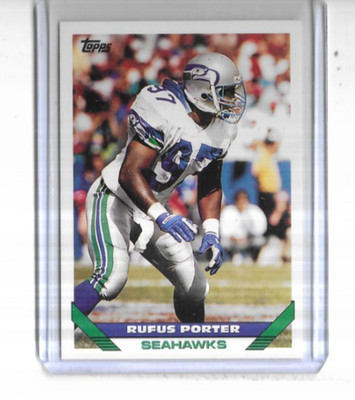 1993 Topps Football #133 Rufus Porter Seattle Seahawks | eBay