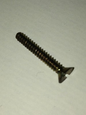 (10) 4-32 X 3/4 Flat Machine Screw Brass Slotted 4/32 fine thread 3/4 ...