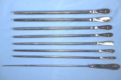Lot of 8 OB GYN Urology Urethral Endocervical Dilator Set with Warranty ...