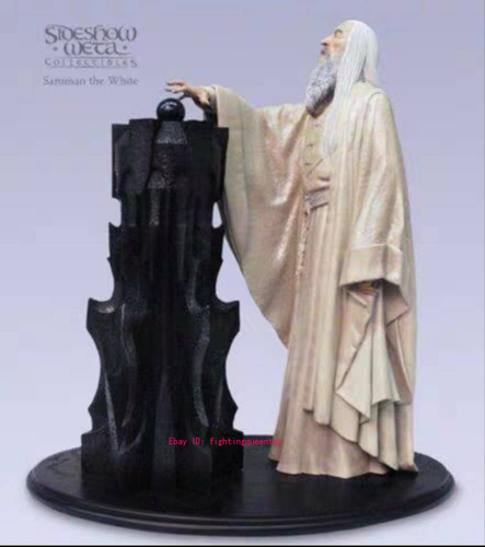 WETA The Lord of the Rings Saruman and the Prophet Ball Resin Statue ...