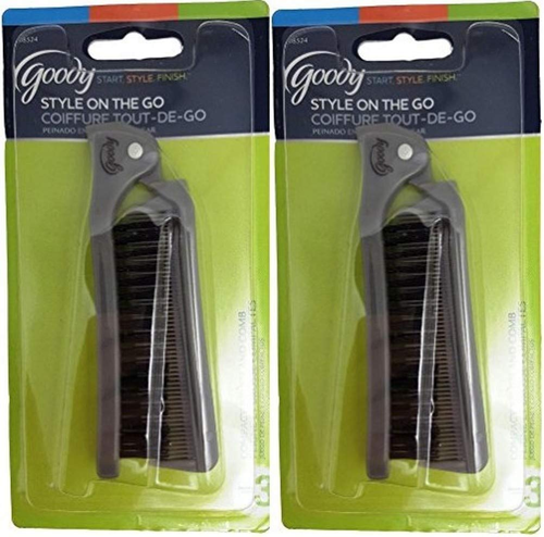 Style on the Go Compact Brush and Comb Combo Pack of 2 | eBay