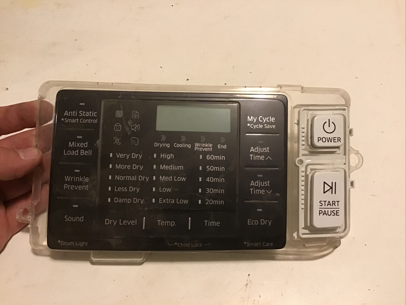 Samsung Washer Control Cover/Buttons Inlay DC64-03116X DC93-00376D. 141 ...