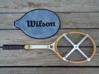 VINTAGE SLAZENGER BAMBOO AND FIBRE REINFORCED WOOD TENNIS RACKET W ...
