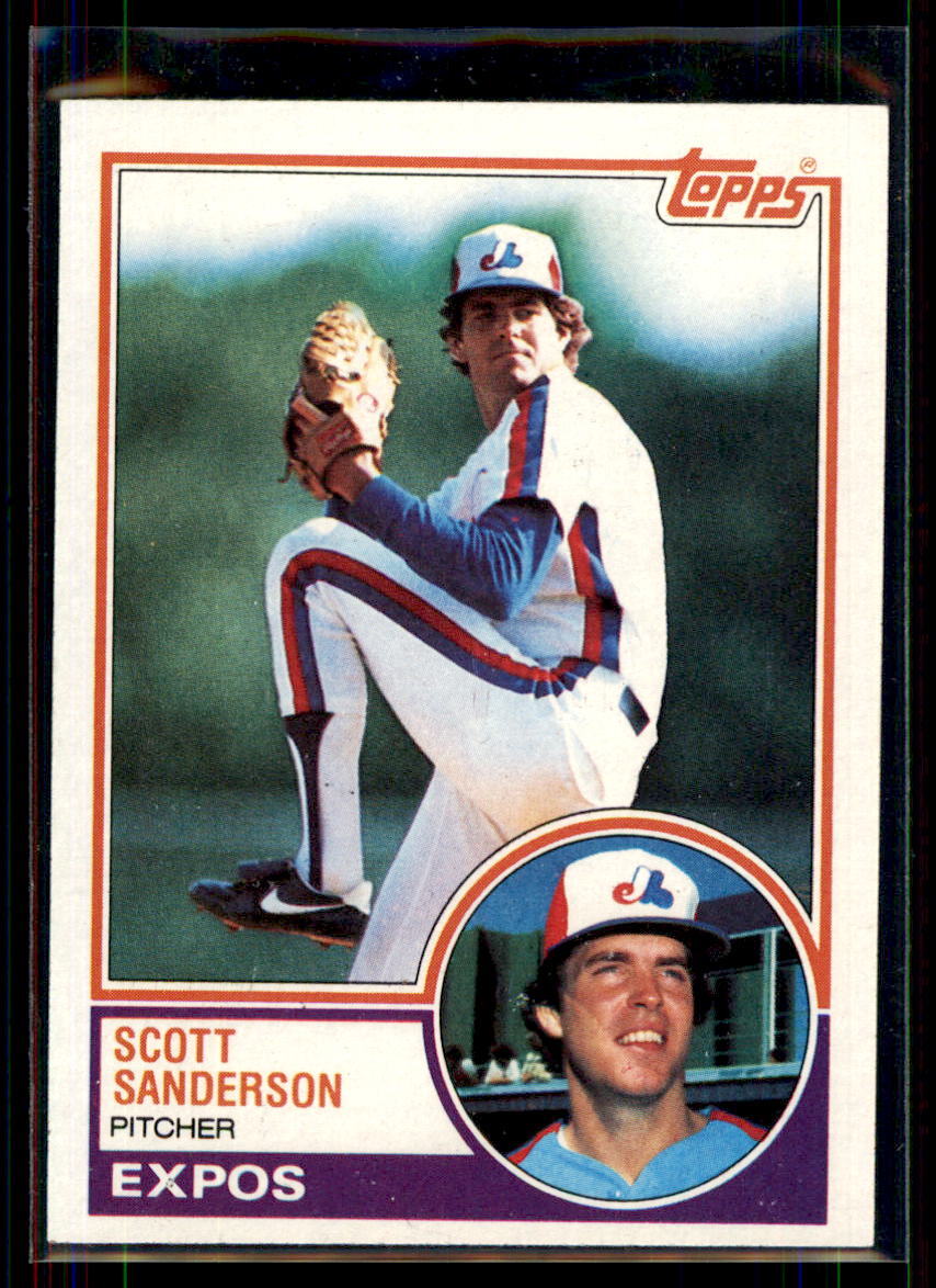 1983 Topps Scott Sanderson #717 Montreal Expos | eBay