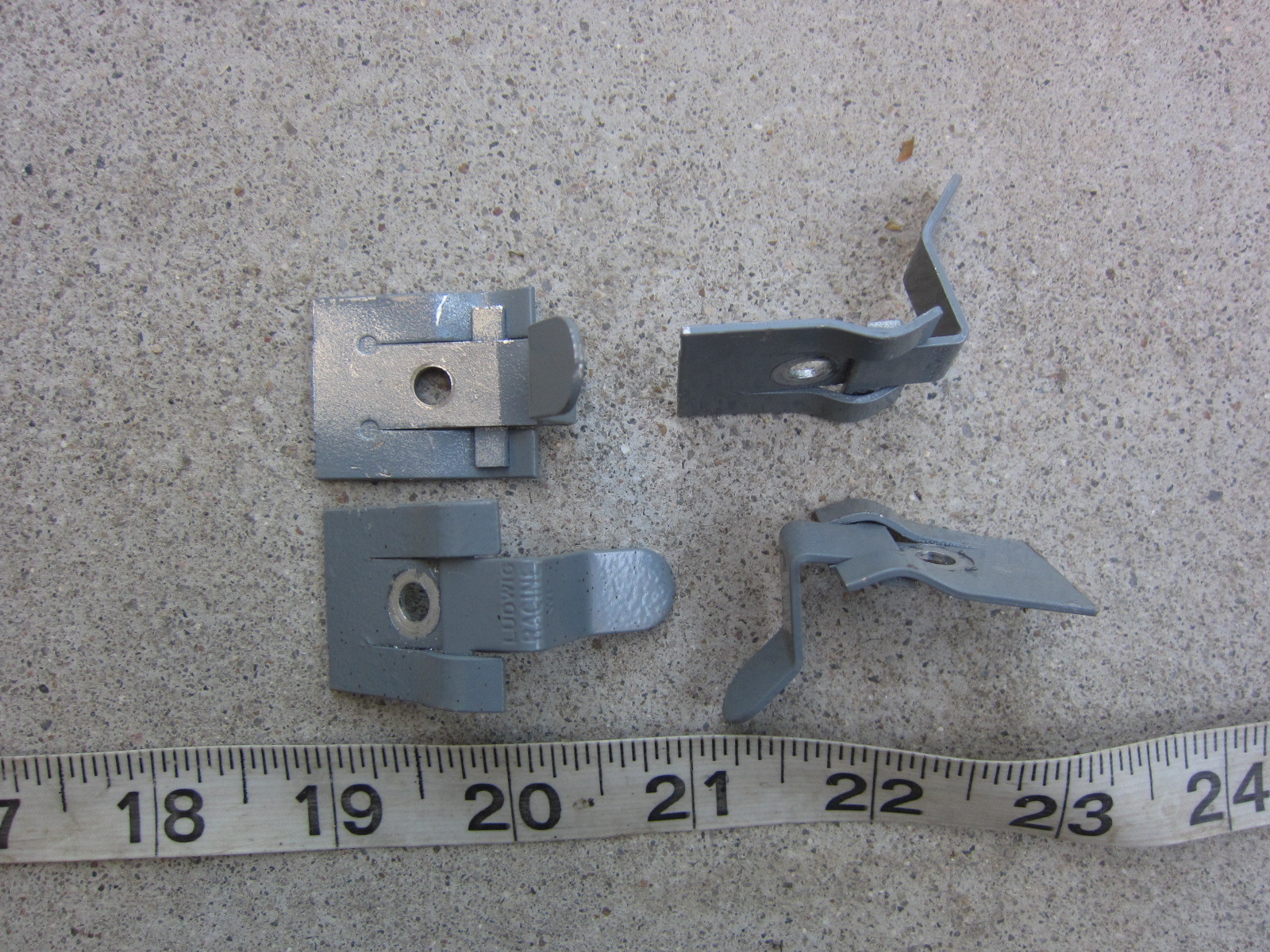 Ludwig Racine Snap Fastener Clip Lot of 4, Used | eBay