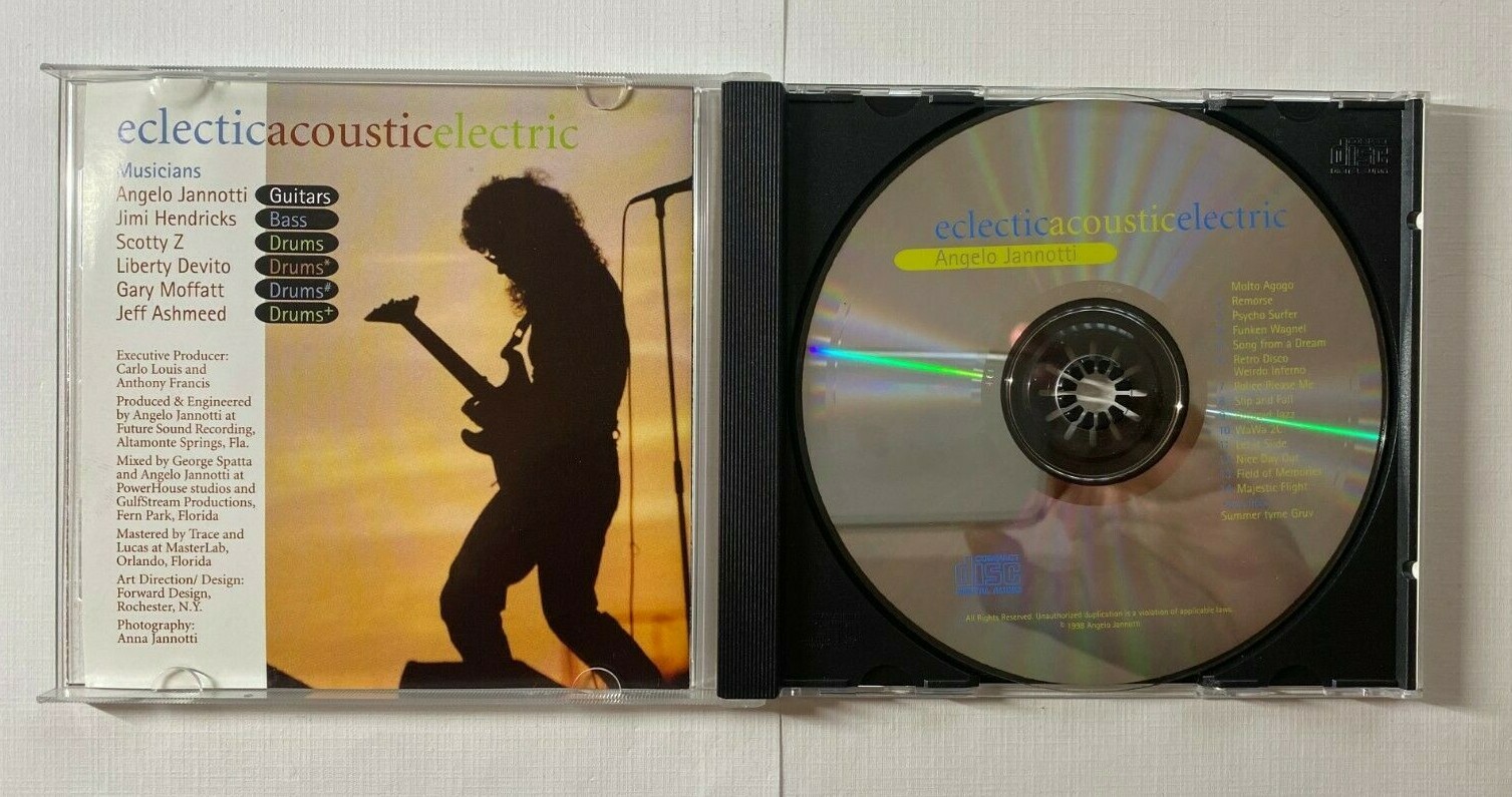 CD - ANGELO JANNOTTI - Eclectic Acoustic Electric (RARE) - Used ...