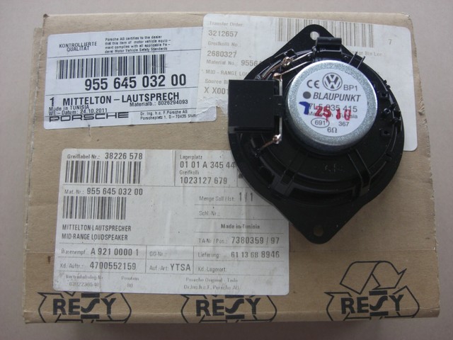 Porsche Cayenne Door Speaker 95564503200 for sale online | eBay