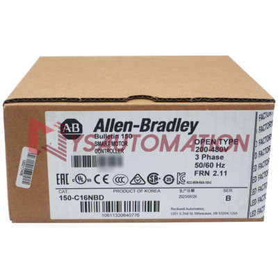 Allen Bradley Factory Sealed 150-C16NBD SMC-3 16A Smart Motor ...