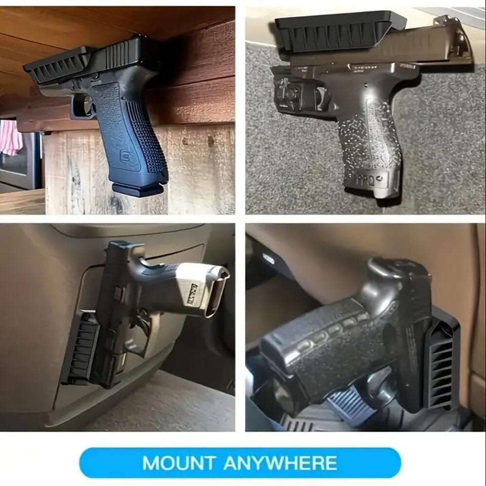 Gun Magnet Mount Quick Draw Loaded Magnetic Gun Holster Concealed Car ...
