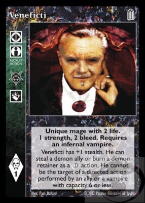 Vtes, Jyhad, Vampire, HttB Reprint - Veneficti x 1 | eBay UK