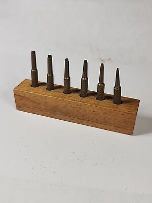 Vtg Watchmaker Jewel Pusher Set Of 6 Prong Watch Repair Bench Tools | eBay