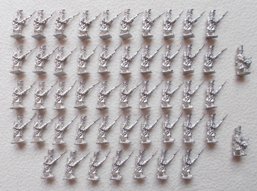 49 x Unpainted Metal 28mm Napoleonic Infantry Soldiers Job Lot | eBay UK