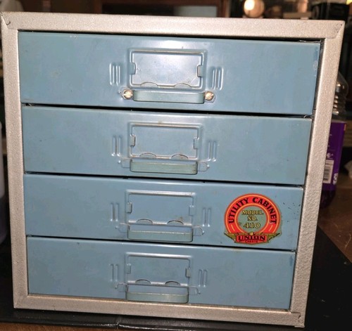 Vintage Union Chest 410 4 Drawer Utility Cabinet Storage GREAT ...