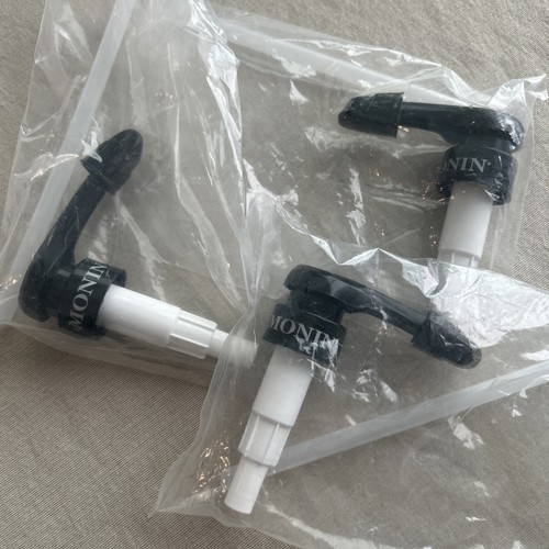 (3 Pack) Monin Syrup Pump Dispenser for 375ml Concentrated Flavor ...