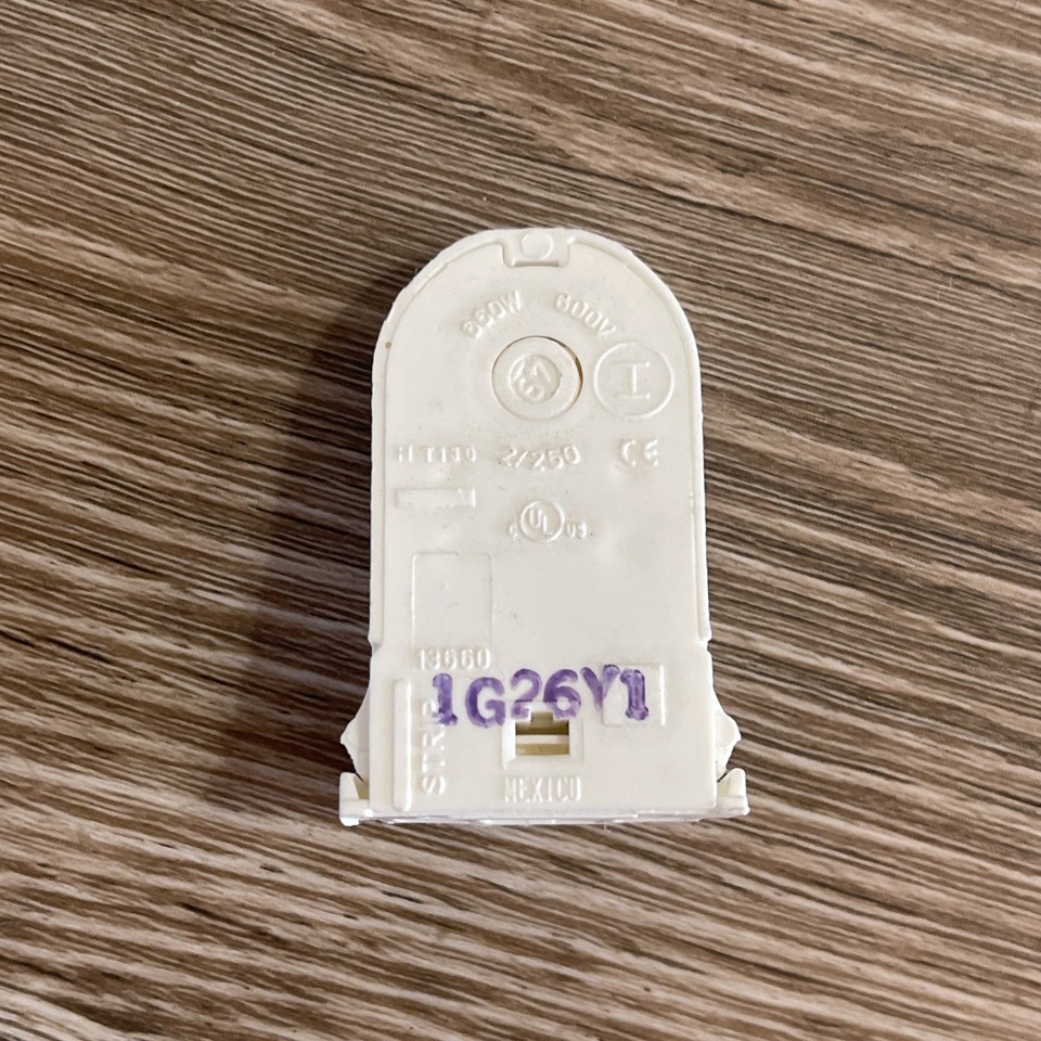 Leviton Tombstone T8 / T12 Turn-Type LED Lamp-Lock Non-Shunted Bi-Pin ...