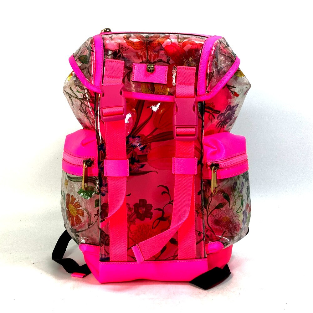 GUCCI 555549 Backpack Flora floral pattern flower Bag… - Gem