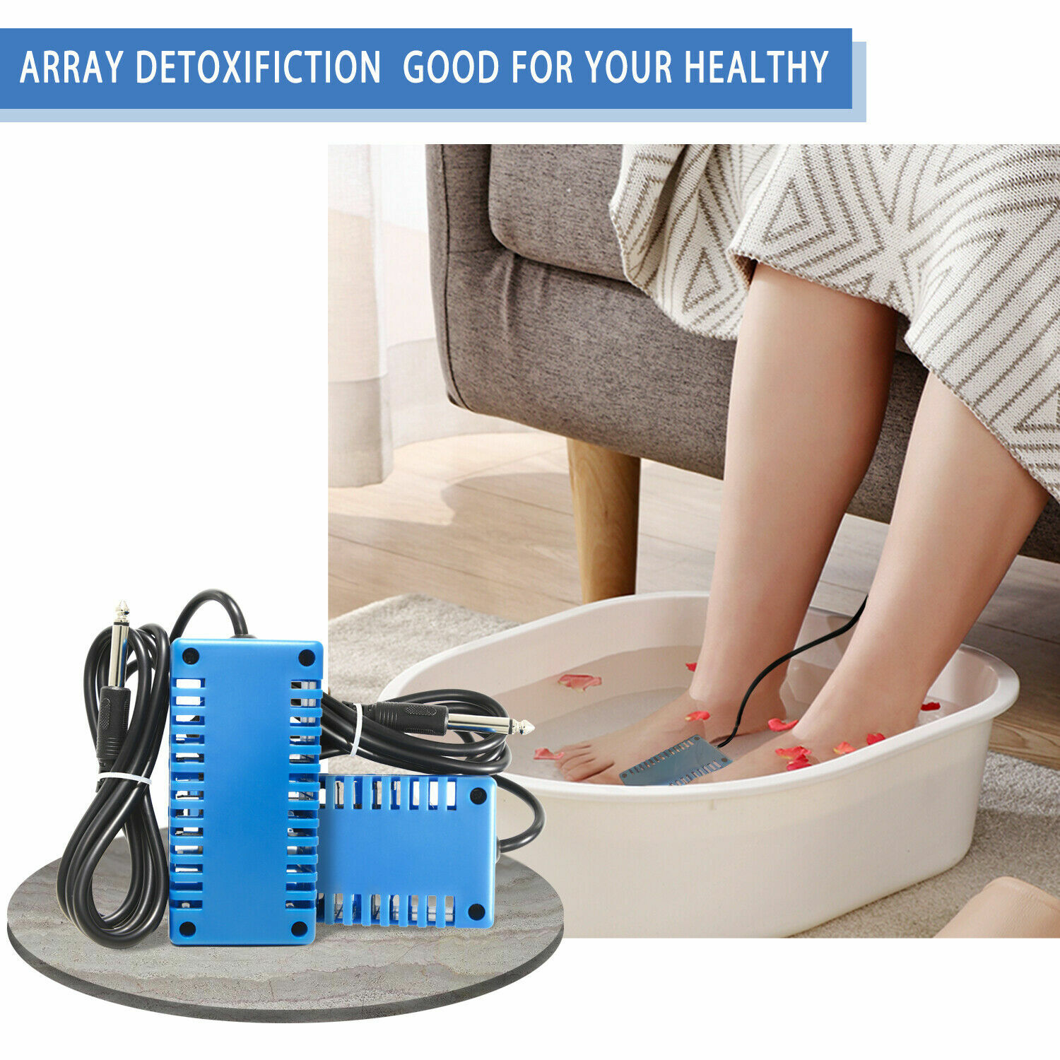 8 Array Ionic Ion Detox Aqua Cleanse Machine Cell Foot Spa Bath Home ...