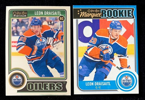 LEON DRAISAITL 2014-15 O-Pee-Chee OPC Platinum Rookie (2) SP Card #159 ...