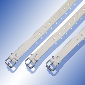 Schnallriemen beige mit geschweißter Rollschnalle PVC Plane Riemen ...