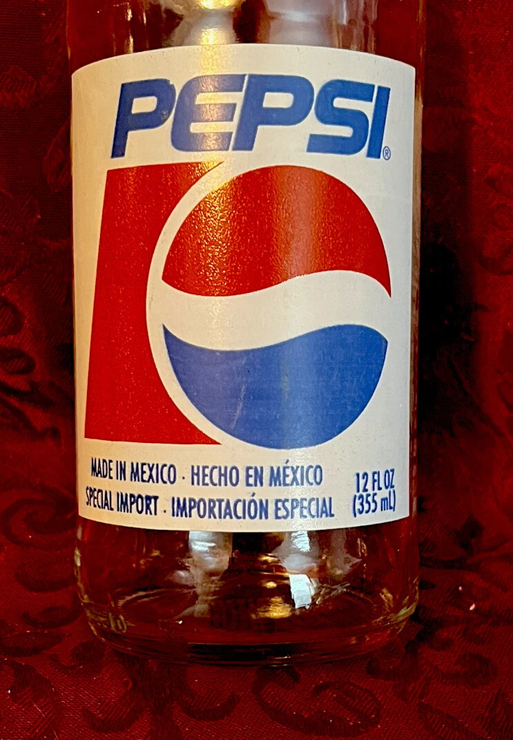 Mexican Pepsi Glass Bottle