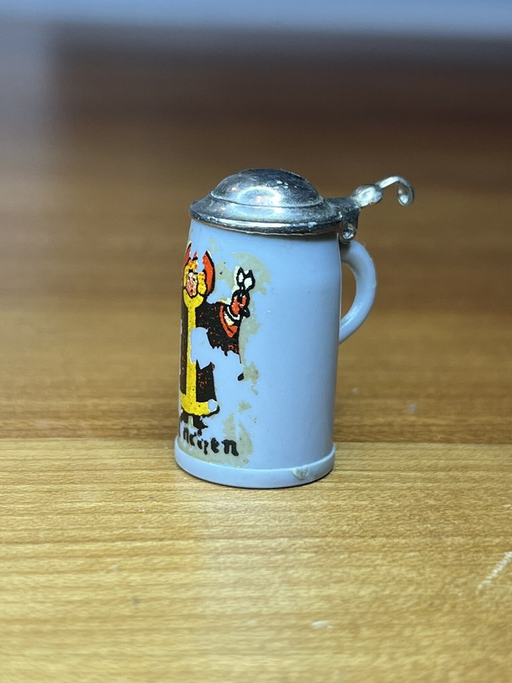 Antique German Monk BEER STEIN Dollhouse Miniatures | eBay