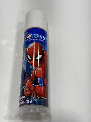 Crest Kid’s Toothpaste Pump Marvel Spiderman Strawberry Flavor 4.2 B53 ...