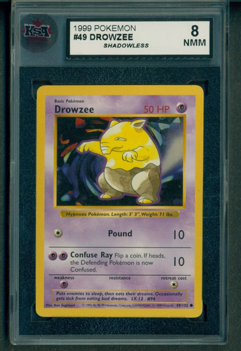1999 Pokemon #49 Drowzee shadowless KSA 8 NMM | eBay