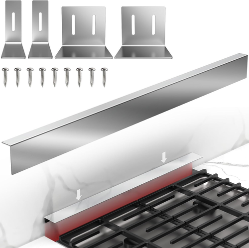 30" Slide-In Range Rear Filler Kit,Kitchen Stove Gap Covers,Stainless ...