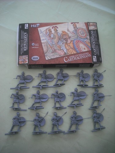 CARTHAGIANS - AFRICAN INFANTRY ~ 15 Figuren by Hät 1/32 mit Original ...