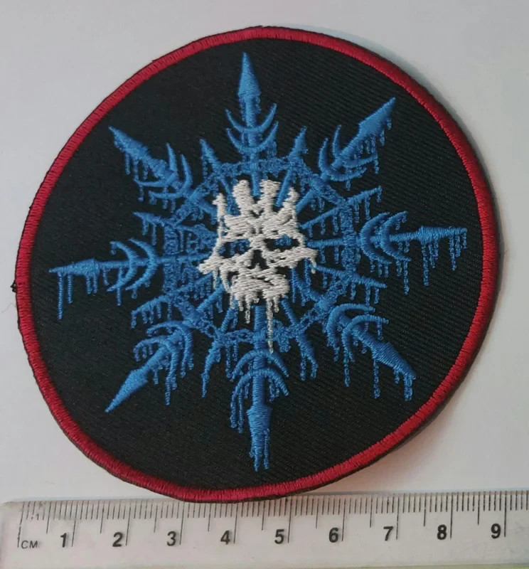 Frozen Soul Patch Shape Logo Death Metal Immolation Fleshcrawl Broken ...