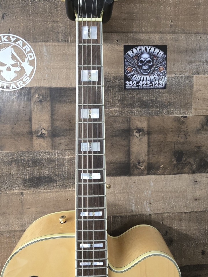 1980s Samick HJ650 Hollow Body Electric Guitar W/Hard Shell Case BEAUTY ...