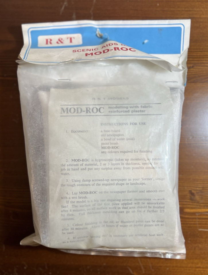 R&T Models - MOD ROC - SCENIC AIDS RT1 - PLASTER BANDAGE MODELLING ...