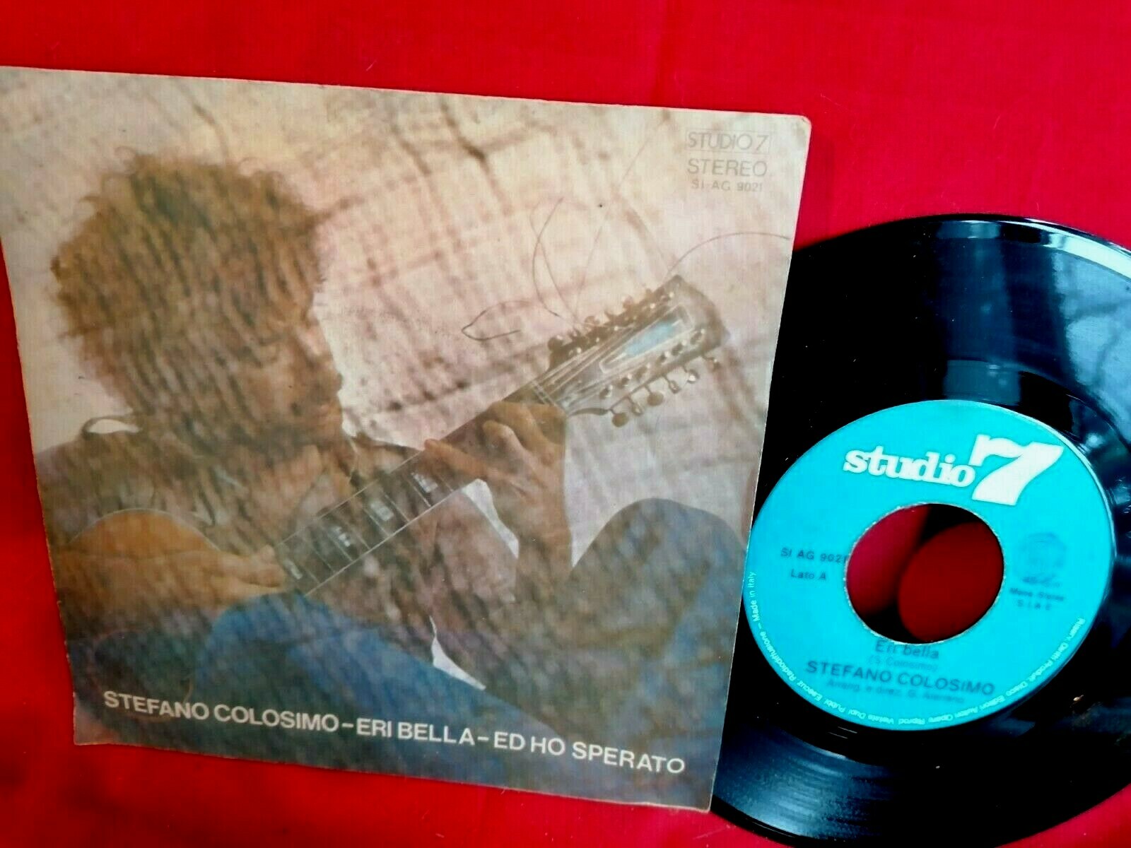 Stefano Colosimo Eri Bella / Ed I Sperato 45rpm 7' + Ps Italy 1977 Mint ...