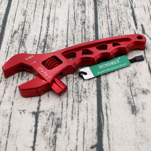 3AN-12AN Adjustable Aluminum Wrench Fitting Tools Spanner Red UK | eBay