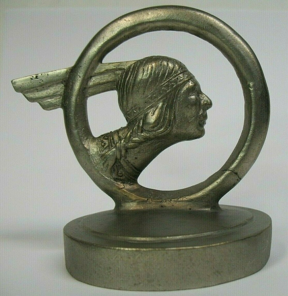 1930s PONTIAC INDIAN RADIATOR CAP MASCOT | eBay